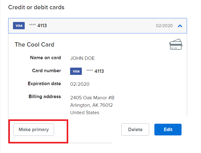 My Wallet - Add or Change Payment Information in Swim Portal