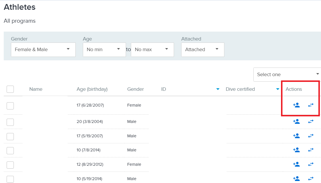 New: Transfer Meet Results Between Athlete Profiles in Swim Manager